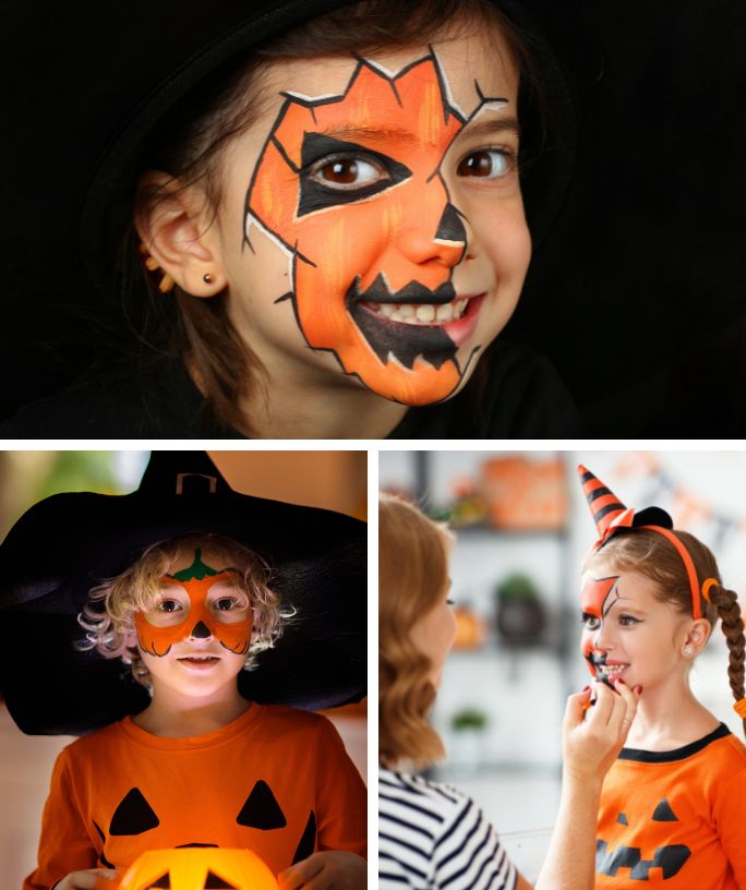Easy Pumpkin Face Painting Ideas for Fall - Easy Face Painting Ideas